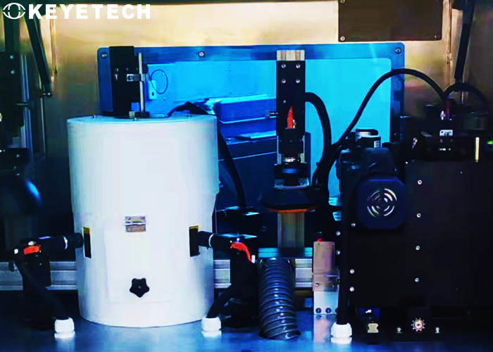 Buttons Visual Inspection System With Machine Conveyor Device