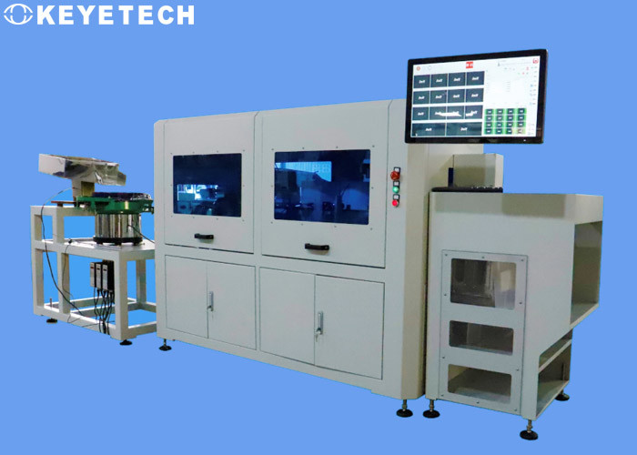 Linear Vibration Feeds Visual Inspection Machine For Capacitors Full ...