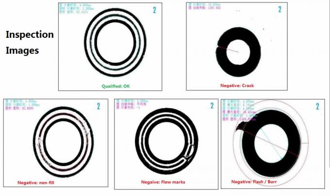 Ruber Sealing O Ring Visual Inspection Machine For Surface Black Spot ...