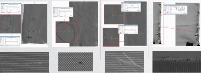 CCD Camera Visual Inspection System For Textile Industry Defect Dedtection