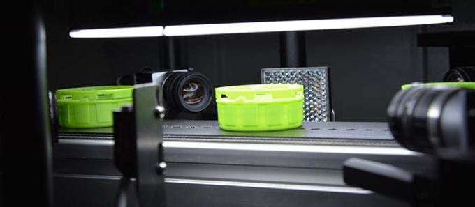 Cap Closures Visual Inspection Machine With High Resolution Cameras And Lens
