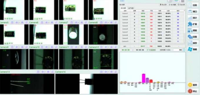 Linear Vibration Feeds Visual Inspection Machine For Capacitors Full ...