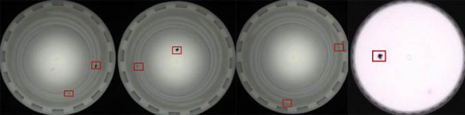 Plastic Cap Defects Detection Machine With Vision Ccd Cameras Image Processing